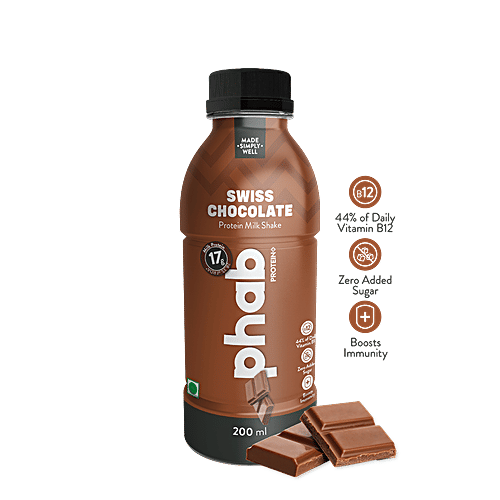 Buy Phab Protein Milkshake - Swiss Chocolate Online at Best Price of Rs ...