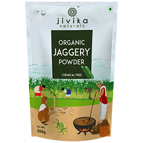 Buy Jivika Naturals Jaggery/Gur Powder - Rich In Iron, Traditional ...