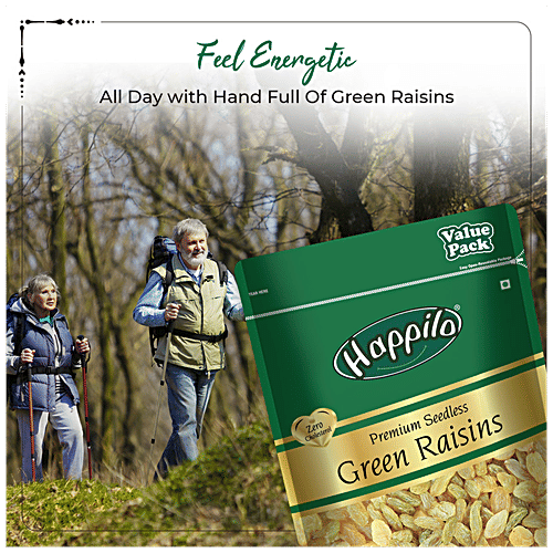 Buy Happilo Premium Seedless Green Raisins Online at Best Price of Rs ...