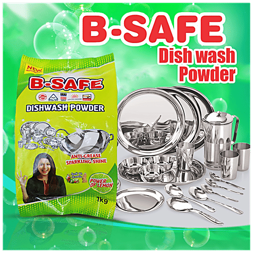 Buy B-SAFE Dishwash Powder Online at Best Price of Rs 27 - bigbasket