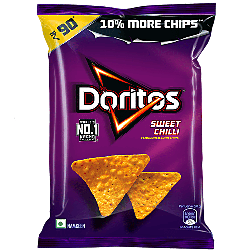 Buy Doritos Nachos Sweet Chilli Crunchy, Nachos Chips, Snacks Online at ...