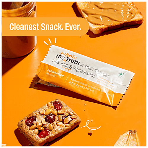 Buy The Whole Truth Protein Bars - Peanut Butter, No Added Sugar, All ...