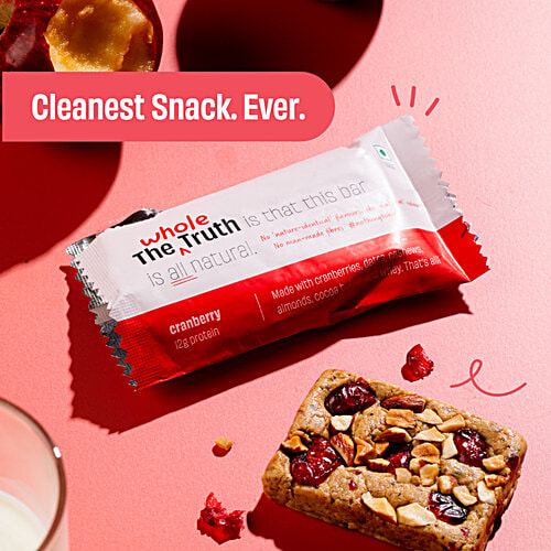 Buy The Whole Truth Protein Bars - Cranberry Online at Best Price of Rs ...
