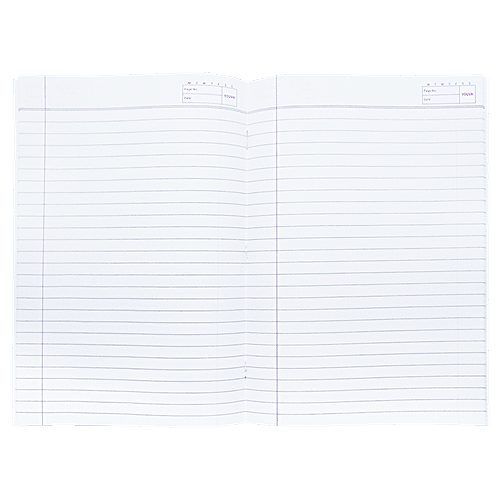 Buy Navneet Youva Single Line Soft Bound Brown Note Book 18x24 Cm ...