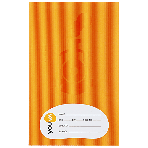Buy Navneet Youva Notebook - Ruled, Single Line, Brown, A4, Soft Bound ...
