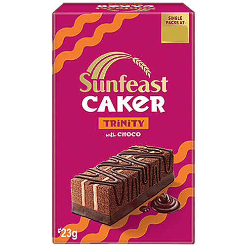 Buy Sunfeast Caker - Trinity With Choco Online at Best Price of Rs 9.50 ...