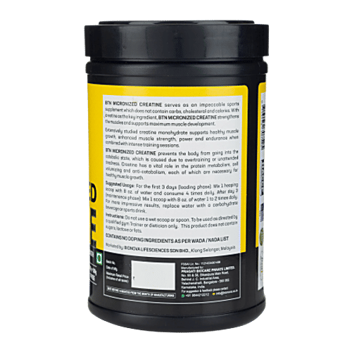 Buy BTN Sports Micronized Creatine Workout Supplement Online at Best ...