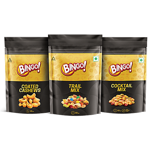 Buy Bingo Box of Joy Assorted Nuts & Dry Fruits - Coated Cashews, Trail ...