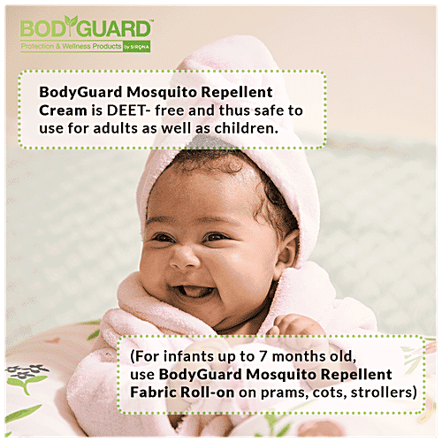Buy Bodyguard Natural Mosquito Repellent Cream With Aloe Vera & Neem ...