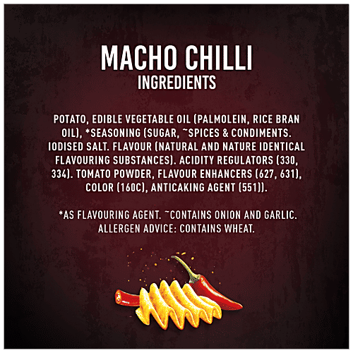 Buy Lays Maxx Potato Chips - Macho Chilli Flavour, Crunchy Crispy ...