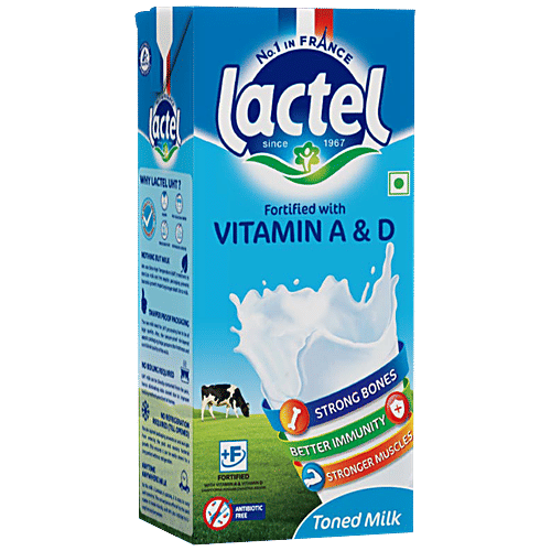 Buy Lactel Homogenised & UHT Treated Toned Milk Online at Best Price of ...