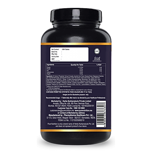 Buy Pure Nutrition Vitals Daily Multi Vitamin Tablet - For Both Men ...