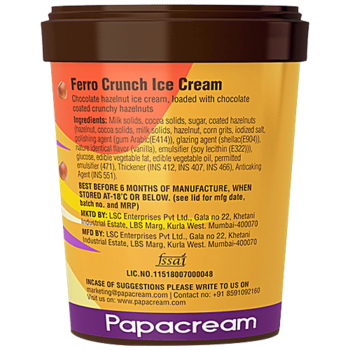 Buy Papacream Ferro Crunch Ice Cream Online at Best Price of Rs 450 ...