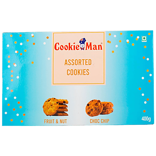 Buy CookieMan Assorted Cookies - Fruit & Nut & Choco Chip Cookies ...