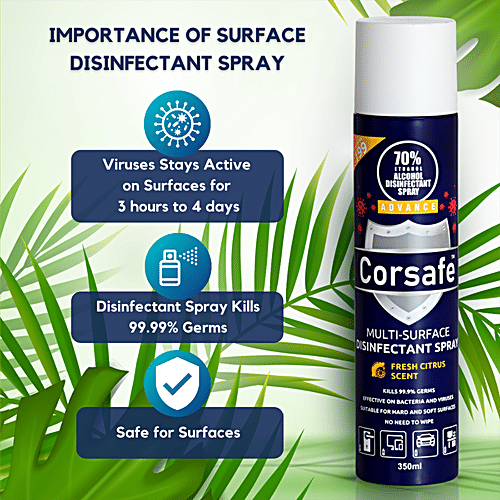 Buy Corsafe Advance Multi-Surface Disinfectant Spray - Fresh Citrus ...