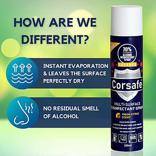 Buy Corsafe Advance Multi-Surface Disinfectant Spray - Fresh Citrus ...
