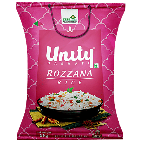 Buy Unity Basmati Rice - Rozzana Online at Best Price of Rs 426.81 ...