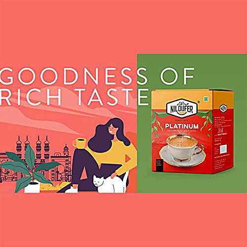 Buy CAFE NILOUFER Platinum CTC Leaf Tea Online at Best Price of Rs 165 ...