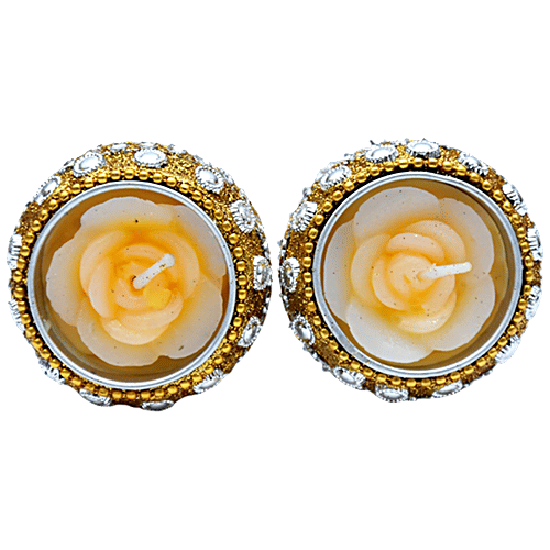 Buy Dia Craft Dia Craft Tealight Candle - Golden Online at Best Price ...