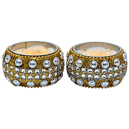 Buy Dia Craft Dia Craft Tealight Candle - Golden Online at Best Price ...