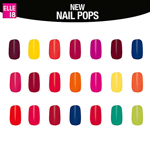 Buy Elle 18 Nail Pops Nail Color Online at Best Price of Rs 49.50 ...