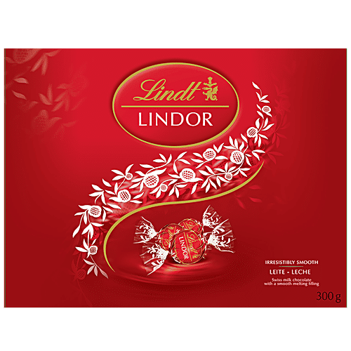 Buy Lindt Lindor Swiss Milk Chocolate With Smooth Melting Filling ...