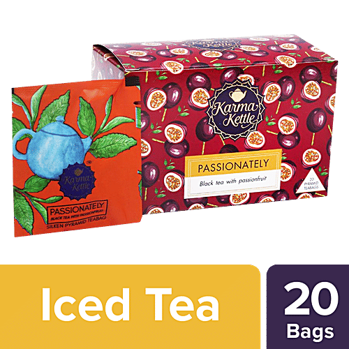 Buy Karma Kettle Passionately Black Tea With Passion Fruit - Iced Tea ...