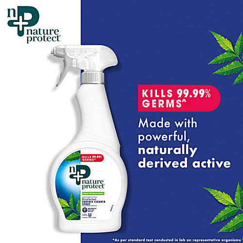 Buy Nature Protect Disinfectant Surface Cleaner Spray - Infused with ...