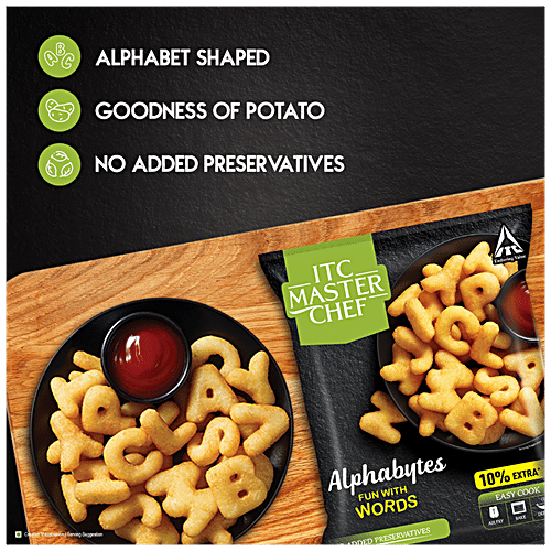 Buy ITC Master Chef Alphabytes Potato Snack - No Added Preservative ...
