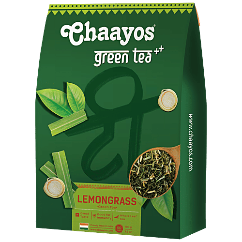 Buy Chaayos Lemongrass Green Tea - Rich In Antioxidants, Immunity ...