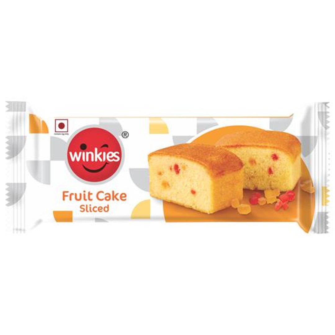Buy Winkies Fruit Cake Sliced - Fluffy, Soft, Rich In Taste Online at ...