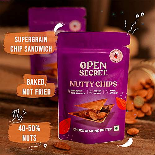 Buy Open Secret Nutty Chips - Choco Almond Butter Online at Best Price ...