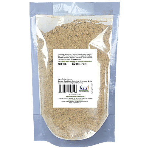 Buy Earthon Organic Nutmeg Powder/Jaiphal Powder Online at Best Price ...
