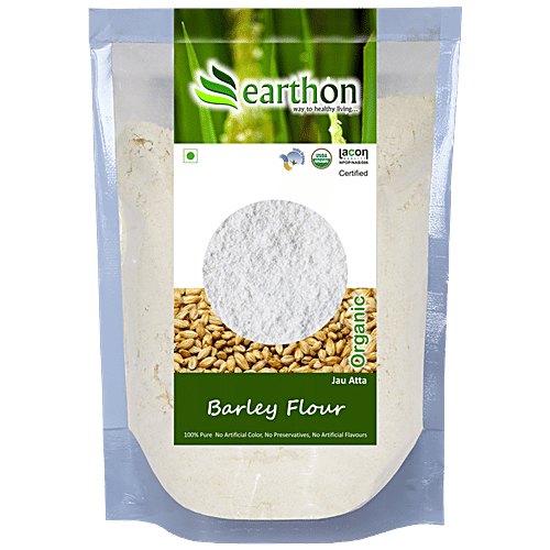 Buy Earthon Organic Barley Flour/Jau Atta Online at Best Price of Rs 97 ...