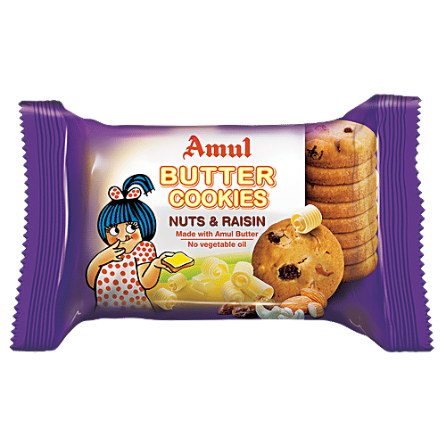 Buy Amul Nuts & Raisins Cookies Online at Best Price of Rs 25 - bigbasket