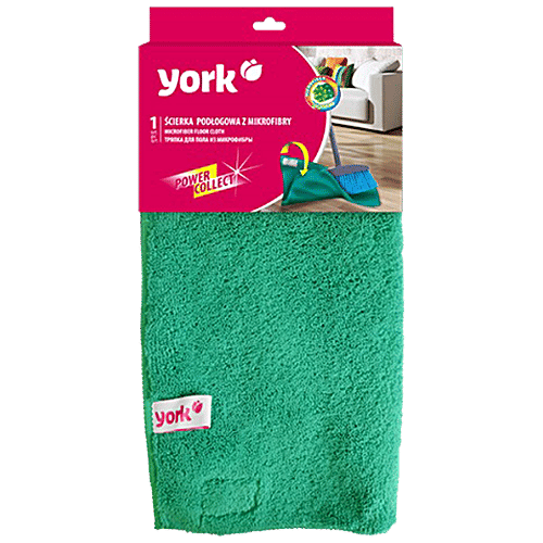 Buy YORK Microfibre Power Collect Floor Cleaning Cloth With Velcro 50 X ...