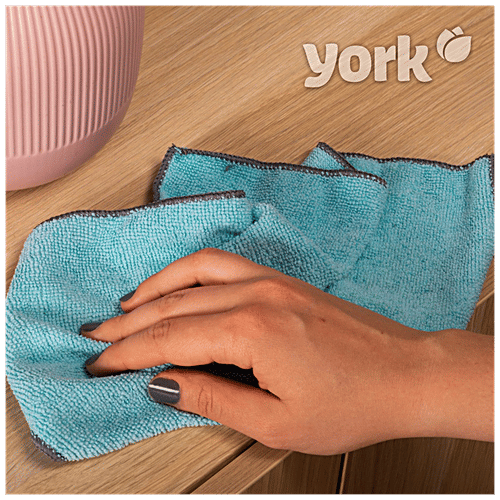 Buy YORK Microfibre Kitchen & Household Cleaning Cloth Set Online at ...