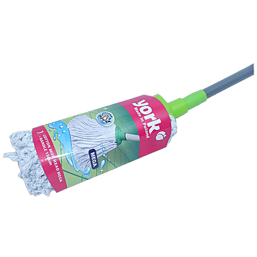 Buy YORK Cotton Mop With Telescopic Handle 150 Cm Online at Best Price ...