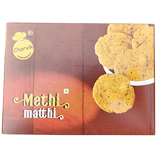 Buy Charvik Methi Mathi - Ready To Eat, Crunchy, Salted, Teatime Snack ...