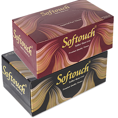Buy Softouch Facial Tissues - 2 Ply Online at Best Price of Rs 300 ...