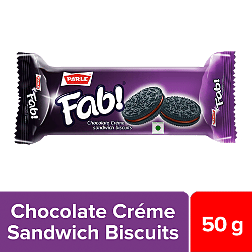 Buy Parle Fab Chocolate Creme Sandwich Biscuits Online at Best Price of ...