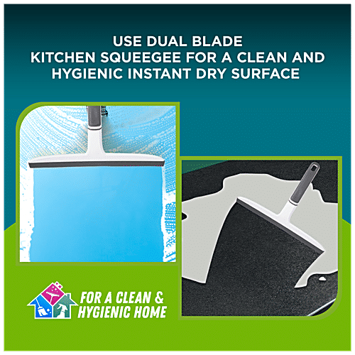 Buy Scotch brite Kitchen Dual Blade Squeegee - Plastic, Grey Online at ...