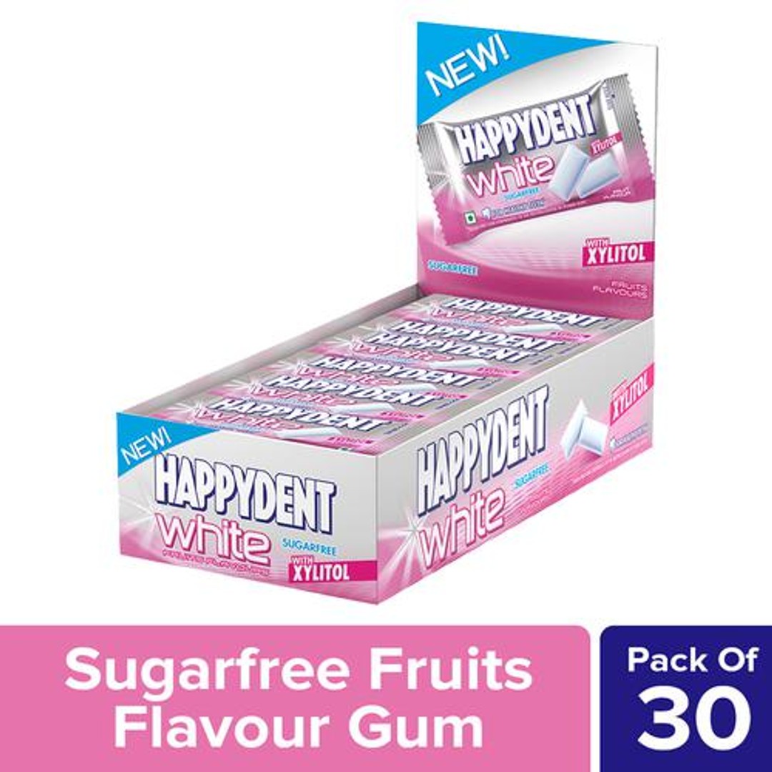 Buy Happydent White, Xylitol Sugarfree, Chewing Gum Online at Best ...