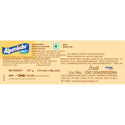 Buy ALPENLIEBE Gold, Caramel Candy Online at Best Price of Rs 240 ...