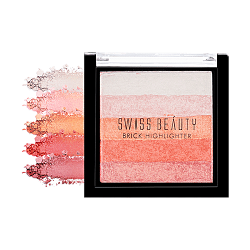 Buy Swiss Beauty Brick Highlighter - Multicolour Online at Best Price ...