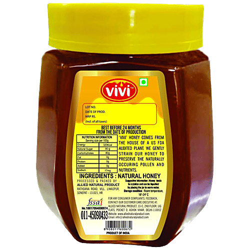 Buy vivi Honey - 100% Pure & Natural Online at Best Price of Rs 430 - bigbasket