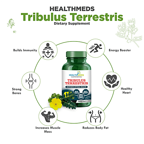 Buy Healthmeds Tribulus Terrestris Dietary Supplement Online at Best ...