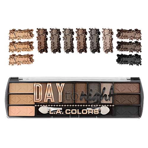 Buy L.A. Colors Day To Night 12 Colour Eyeshadow - Daylight Online at ...