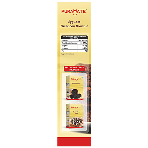 Buy Puramate Egg Less American Brownie Online at Best Price of Rs 117 ...