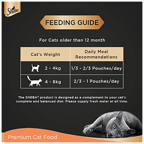 Buy SHEBA Rich Premium Adult Fine Wet Cat Food, Chicken With Tuna In ...